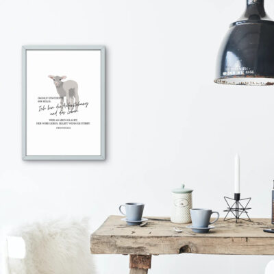 Poster – Johannes 11, 25 - Meeting Jesus